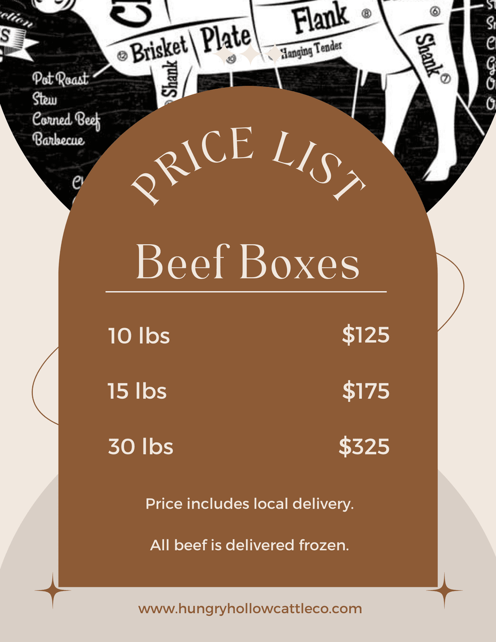 Pricing | Explore Quality Beef Pricing — Hungry Hollow Cattle Company