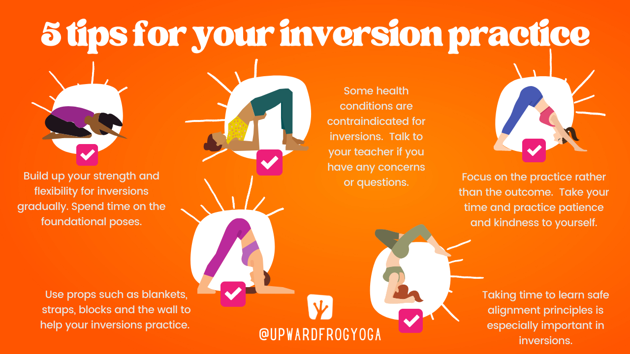 5 Tips For Your Inversion Practice — Upward Frog CIC - Yoga Studio in ...