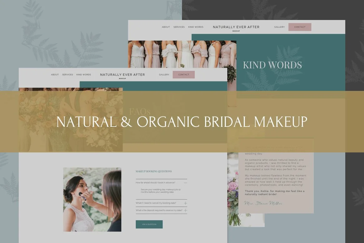 Natural Bridal Makeup Artist Website
