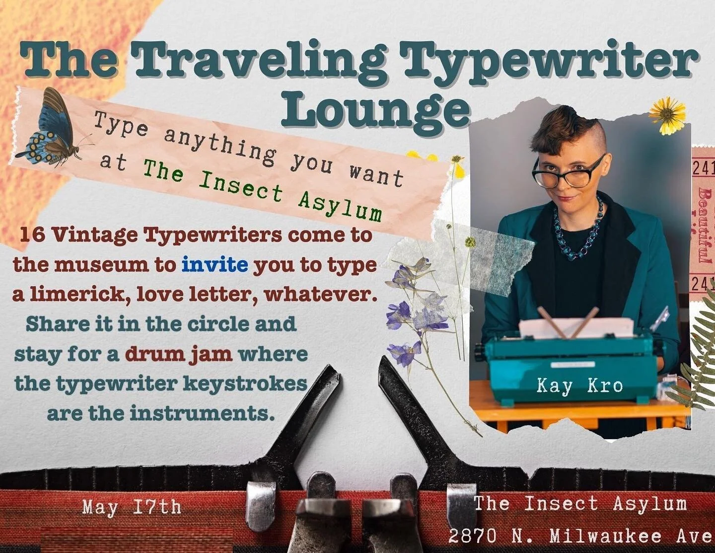 The Traveling Typist - Live Typewriter Poetry
