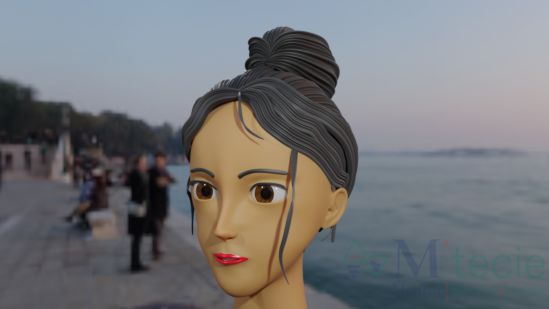 First 3D Humanoid Head — Mtecie