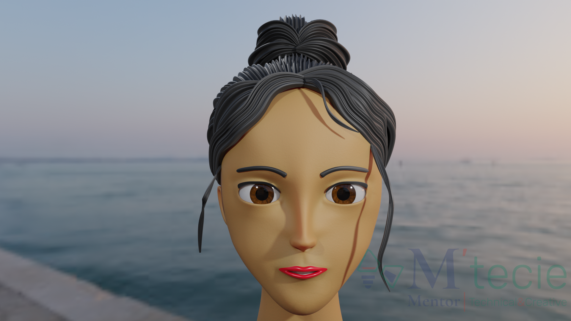 First 3D Humanoid Head — Mtecie