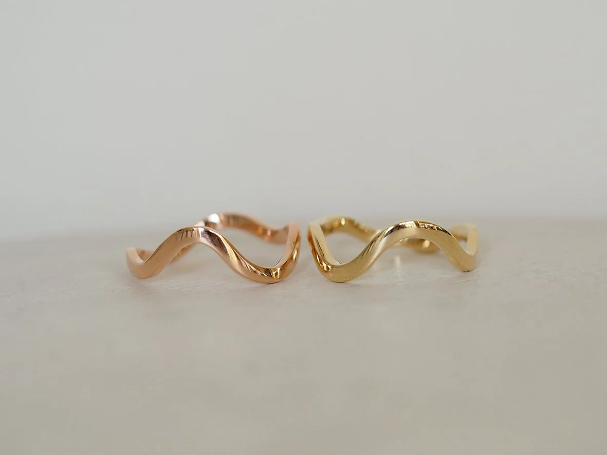 Meander Yellow Gold Band Ring — Susan Ewington Jewellery