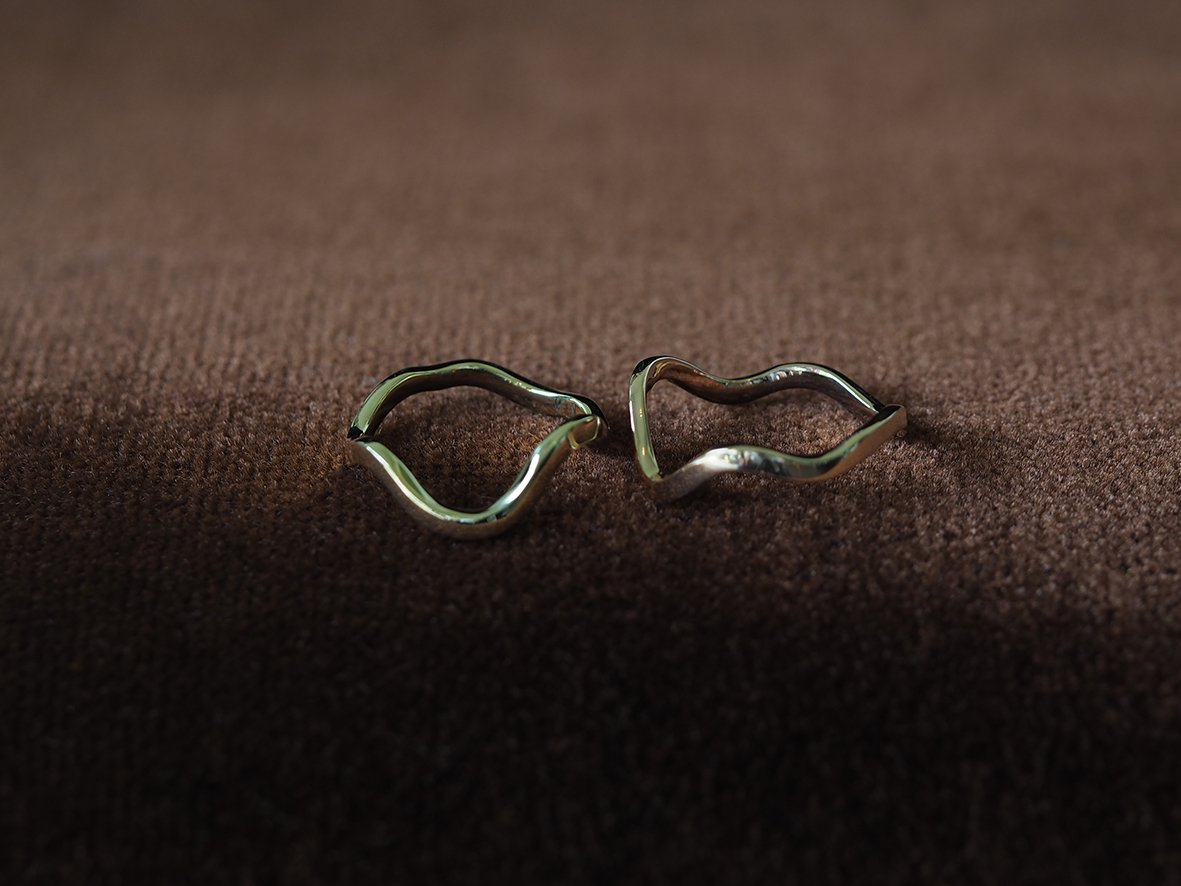 Meander Ring Rose Gold Band — Susan Ewington Jewellery