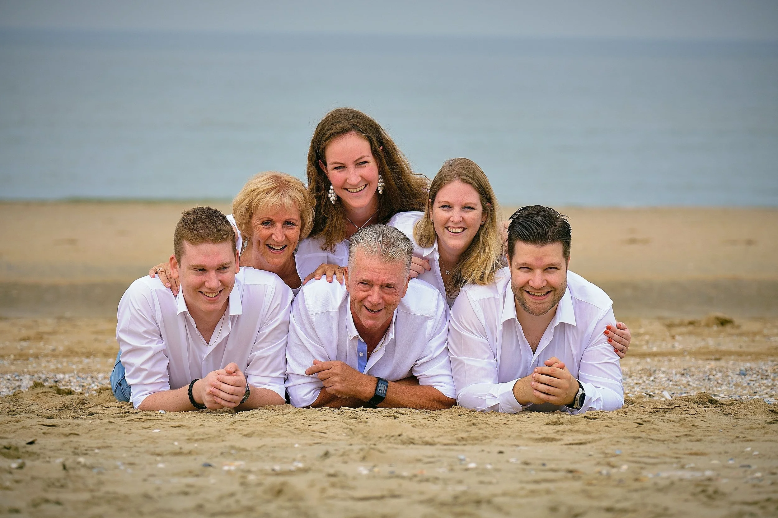 Familie fotoshoot in de duinen en strand