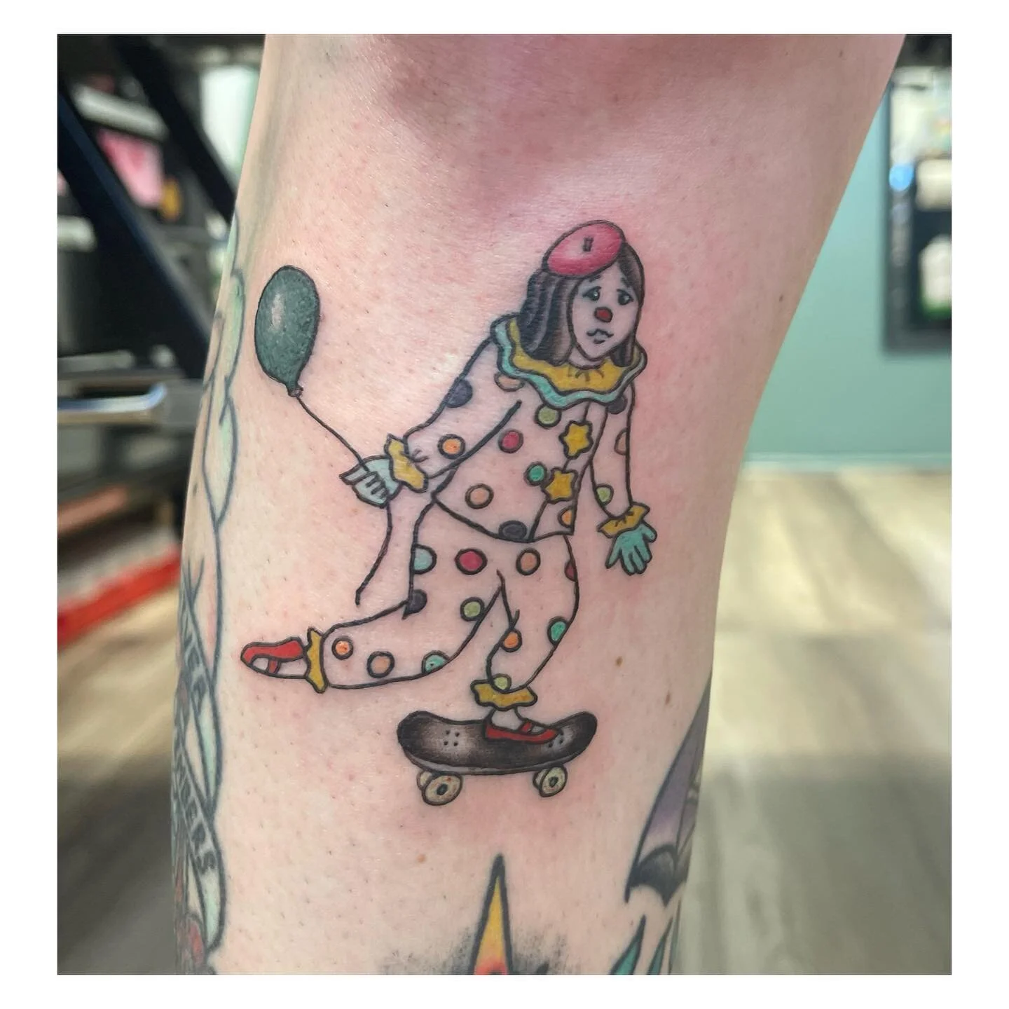 Sad Clown Tattoo