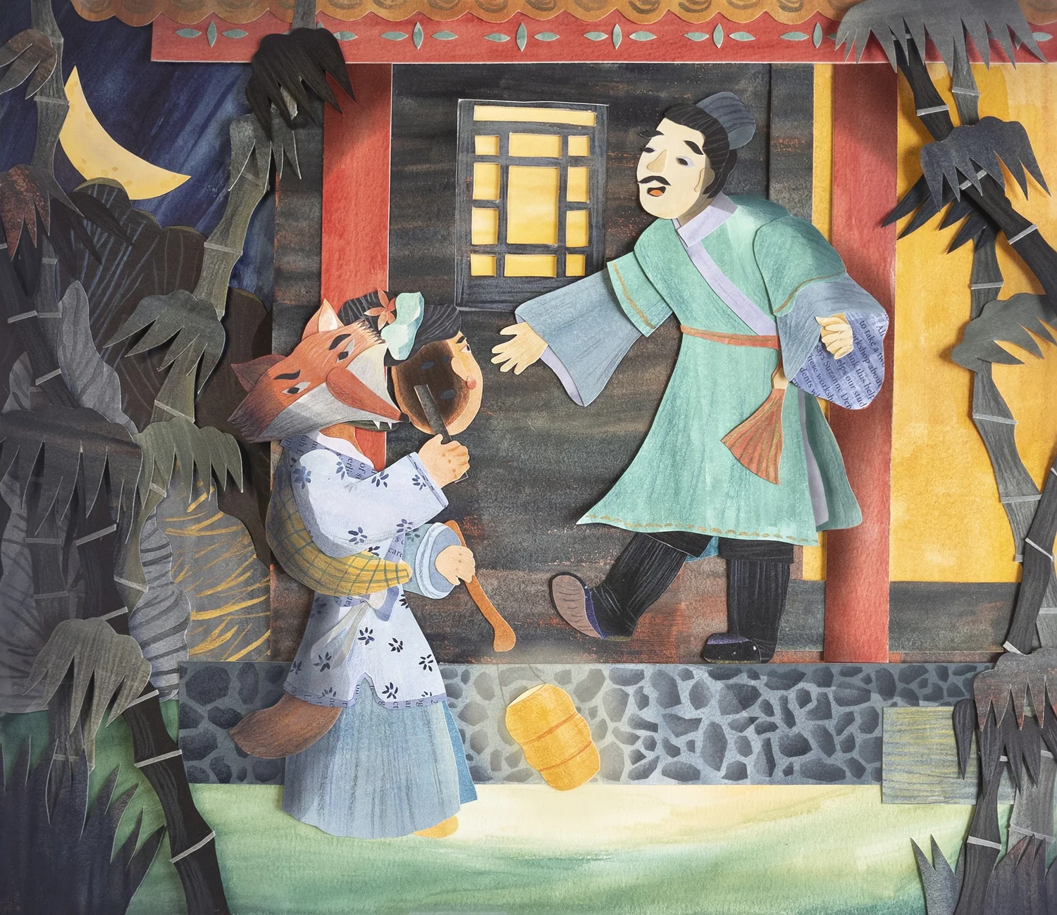 Illustrations — Paper Cut Collage Art and Kidlit Illustration