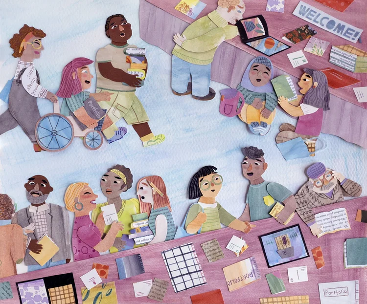 Illustrations — Paper Cut Collage Art and Kidlit Illustration