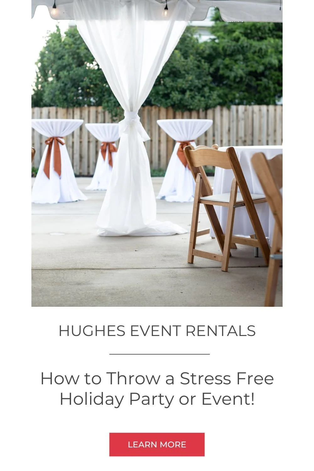 Event Rentals for Christmas Parties — Hughes Event Rentals