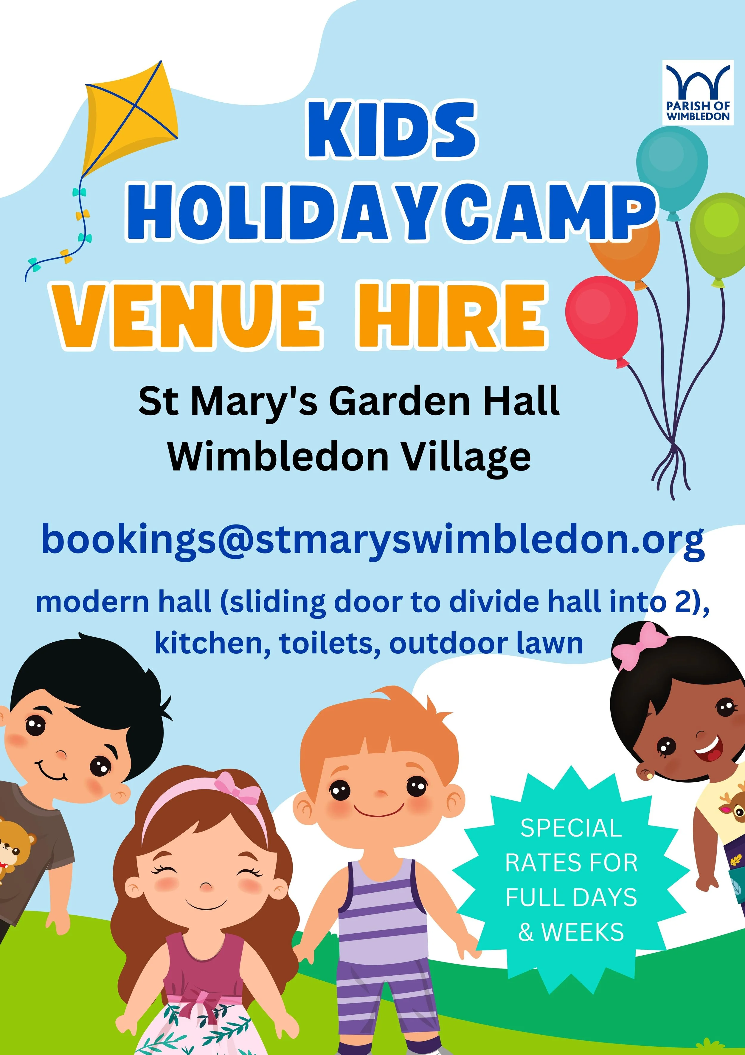 Facilities for Hire — St Mary's church