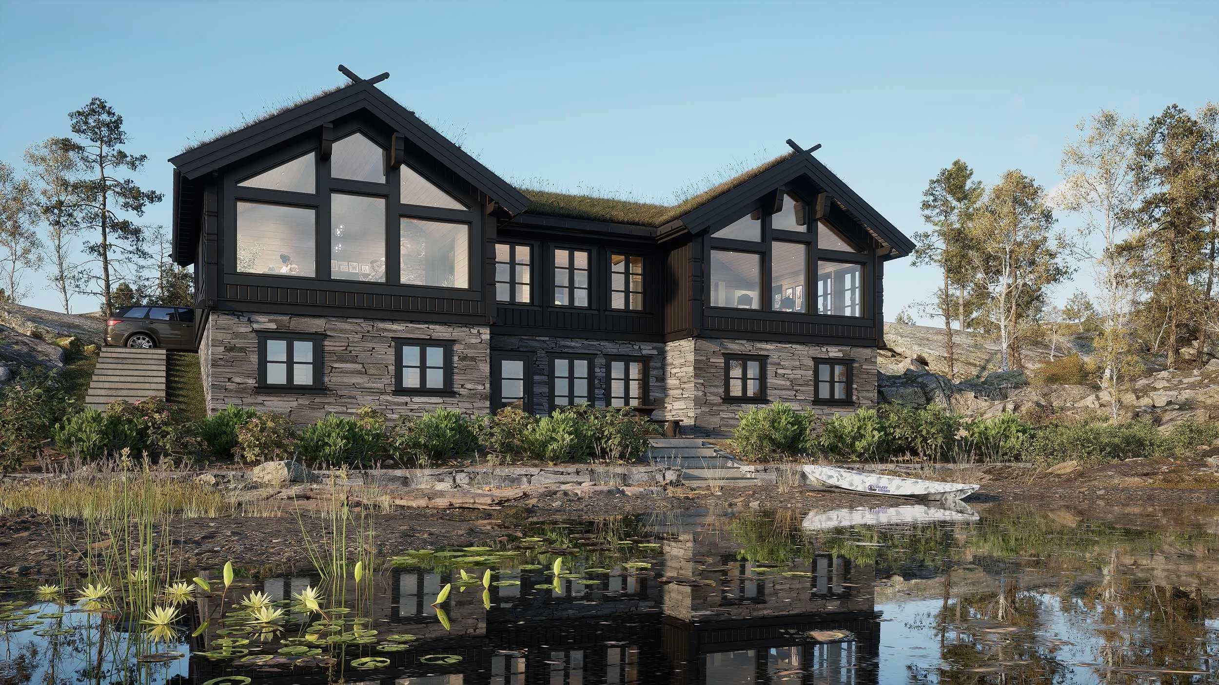 Skeikampen med kjeller — Eikås Hytter & Hus