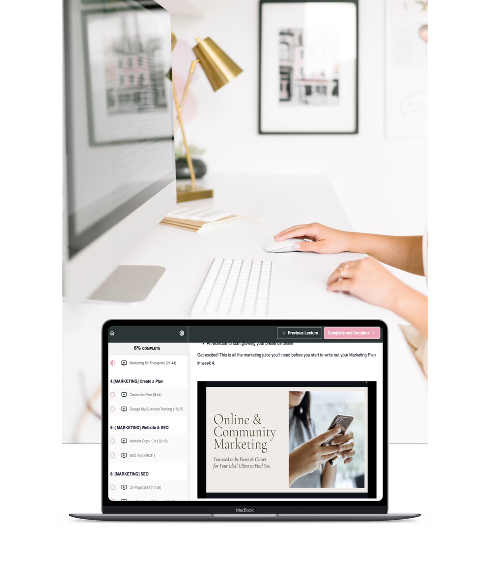 Business Course for Therapists in Private Practice