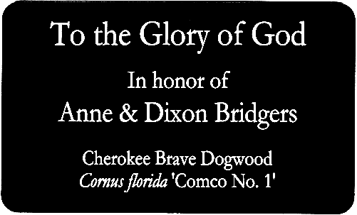 Memorial & Donor — Lark Signs