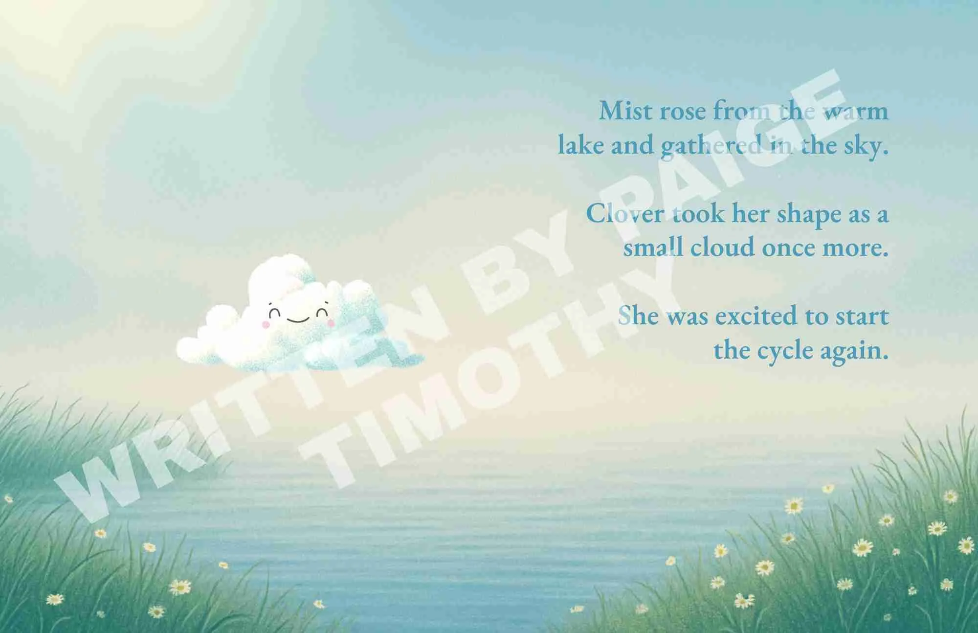 The Shy Little Cloud - Print (18 signs) — Lark Signs