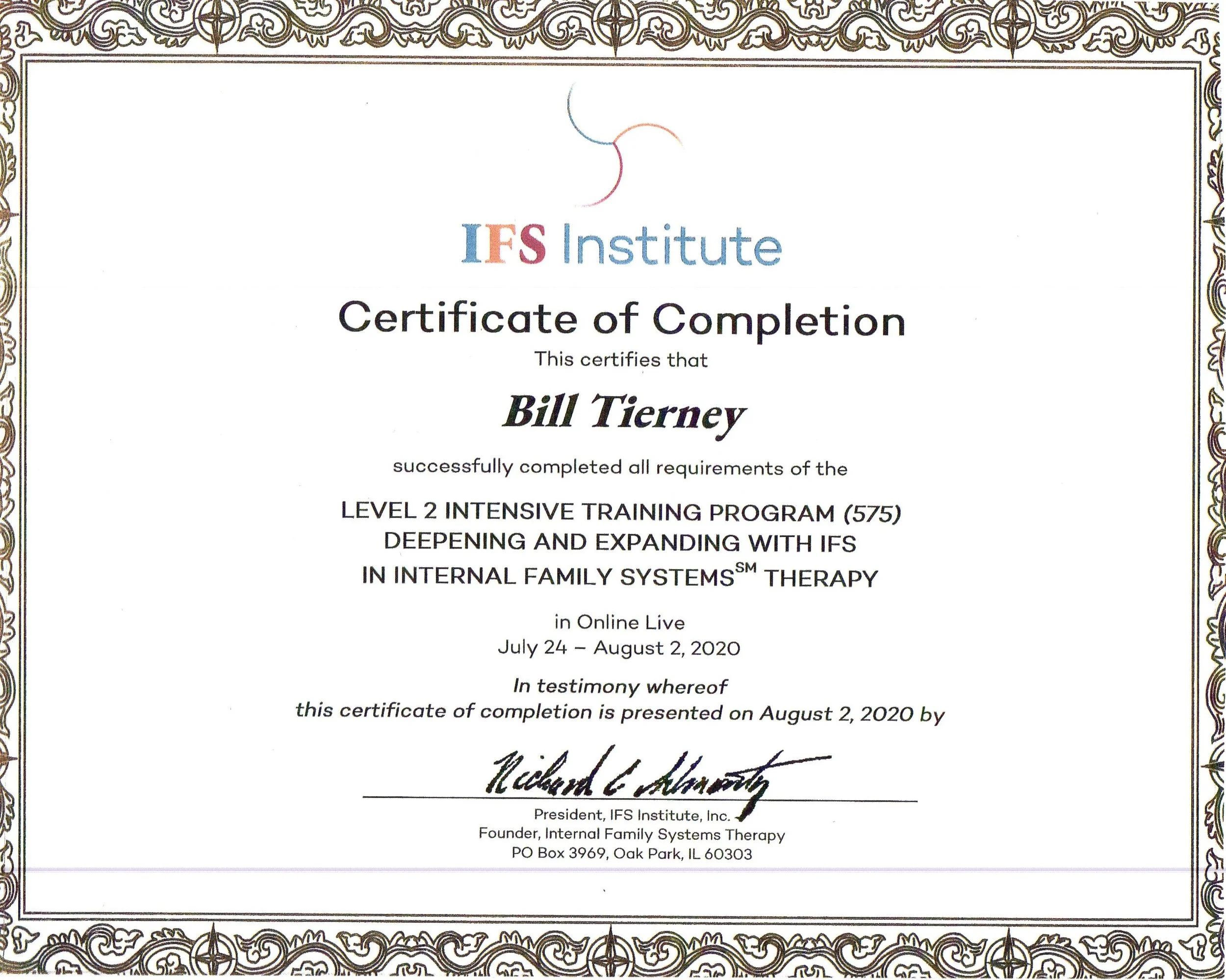 About Bill — Bill Tierney Coaching | Parts Work Coach