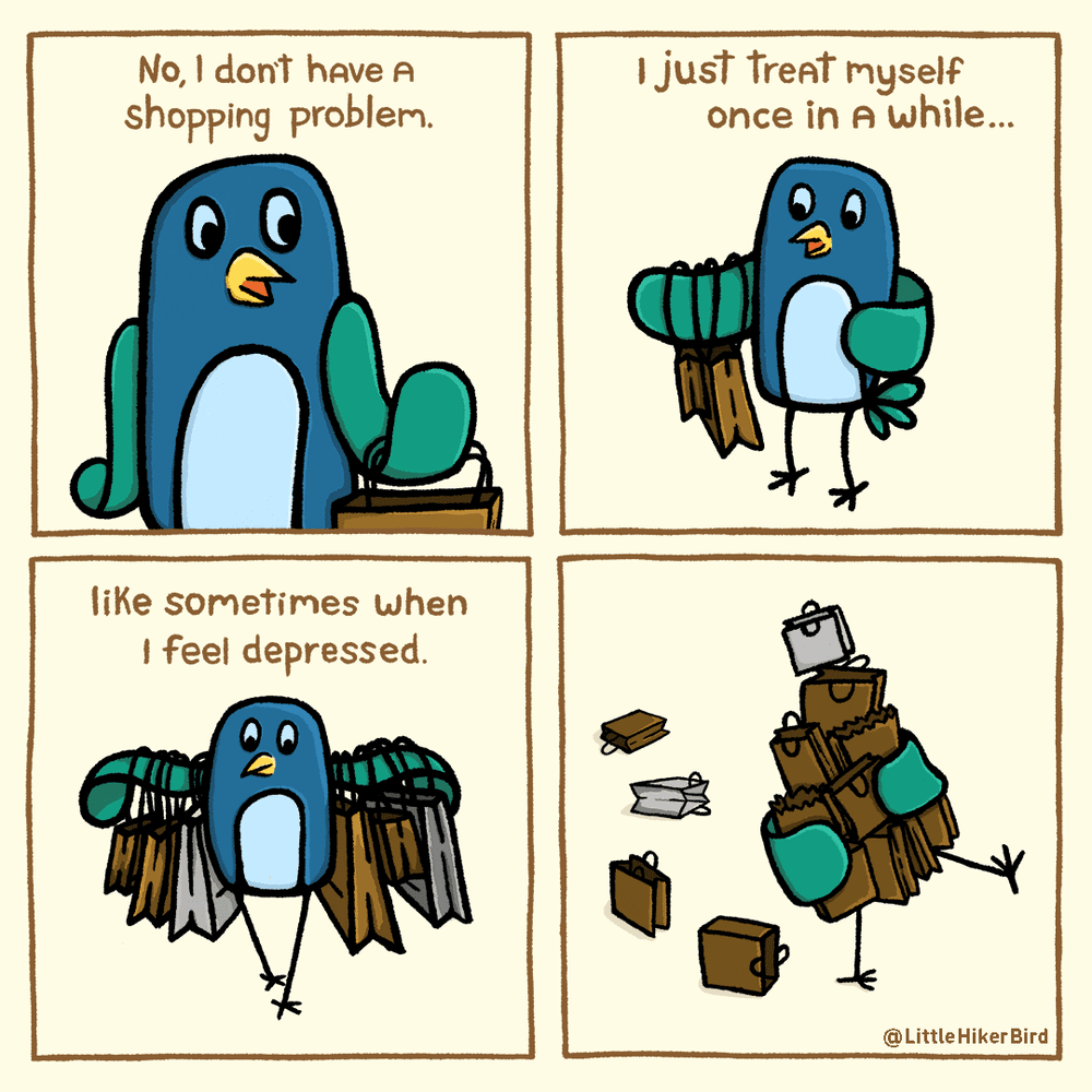 Little Hiker Bird Comics — Carol Patton