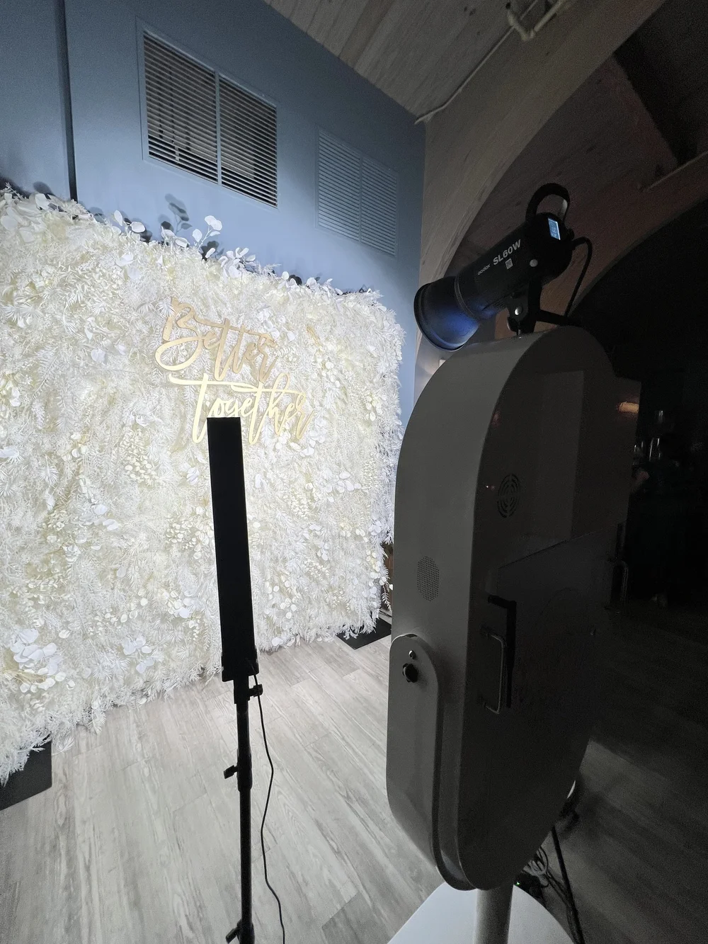 North NJ Flower Walls and Photo Booth Wedding decor event planning rental ny hudson bergen ...