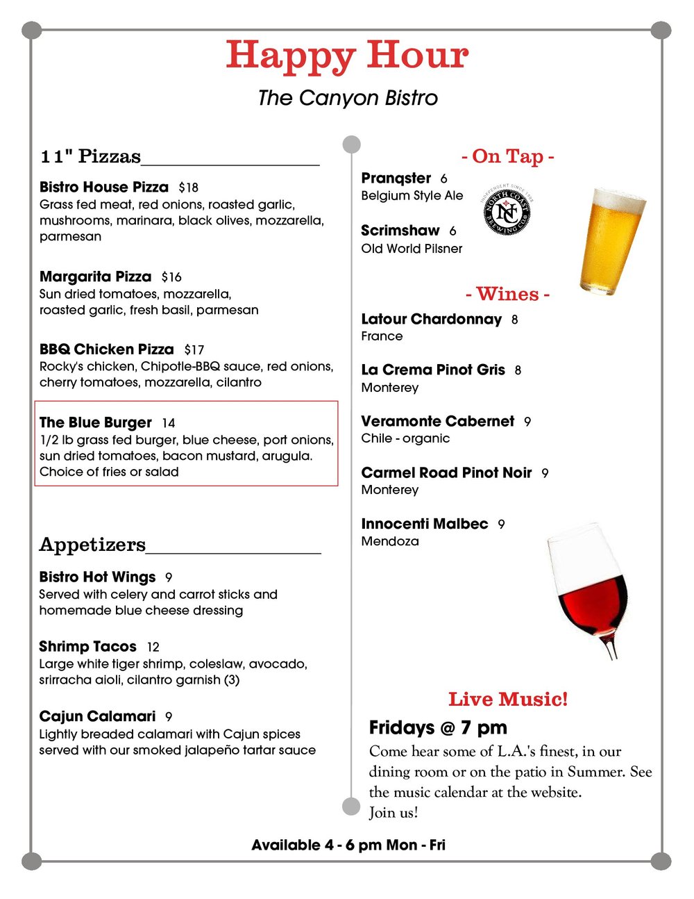 Happy Hour Relax Savor Delicious Bites Drinks Canyon Bistro Happy Hour Relax Savor Delicious Bites Drinks Canyon Bistro