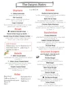 Lunch Menu of Canyon Bistro & Wine Bar - French American Cuisine ...