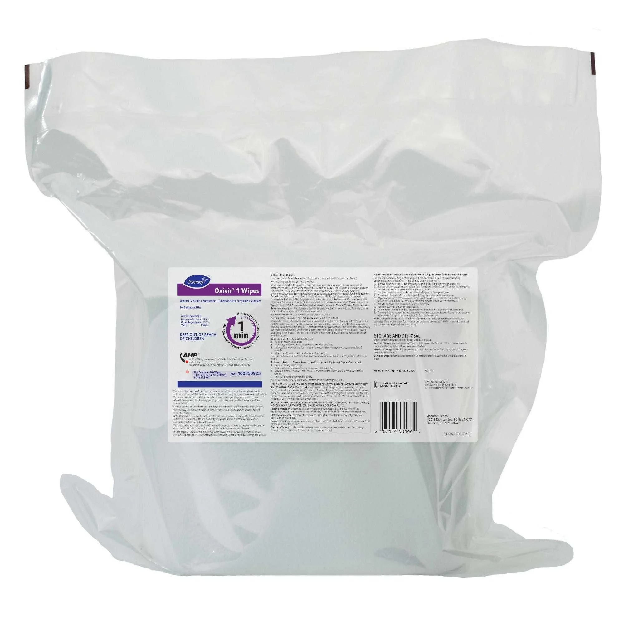 Oxivir TB Ready-To-Use Surface Cleaner and Disinfectant — Unimed ...