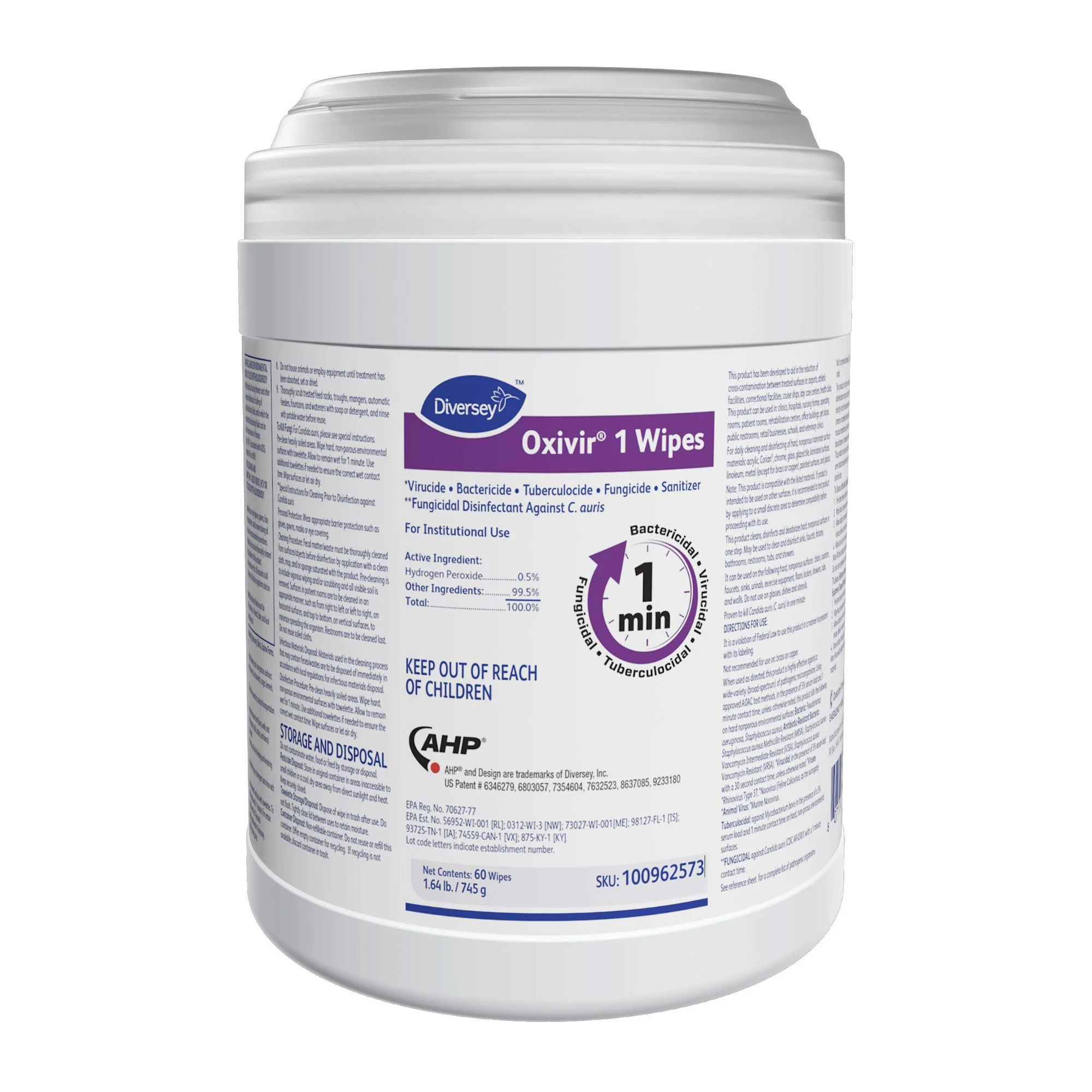 Oxivir 1 Ready-To-Use Surface Cleaner and Disinfectant — Unimed ...