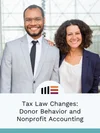 Tax Law Changes: Donor Behavior and Nonprofit Accounting — Mission Edge ...