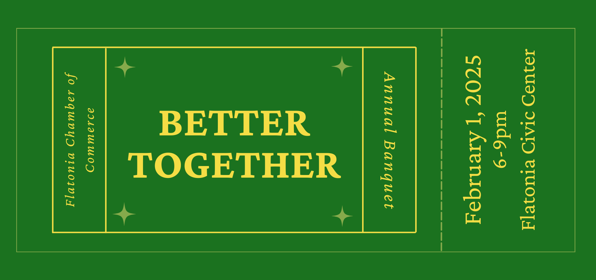 Better Together Banquet Ticket — Flatonia Chamber