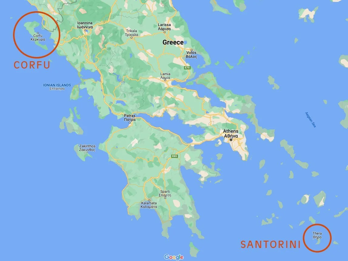 Corfu or Santorini: Which Greek Island to Visit?
