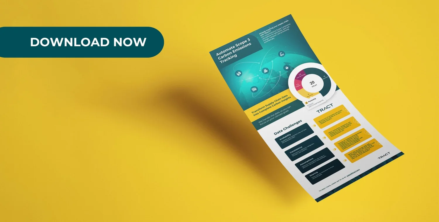 Download the One-Pager: Automate Scope 3 Carbon Emissions Tracking — TRACT