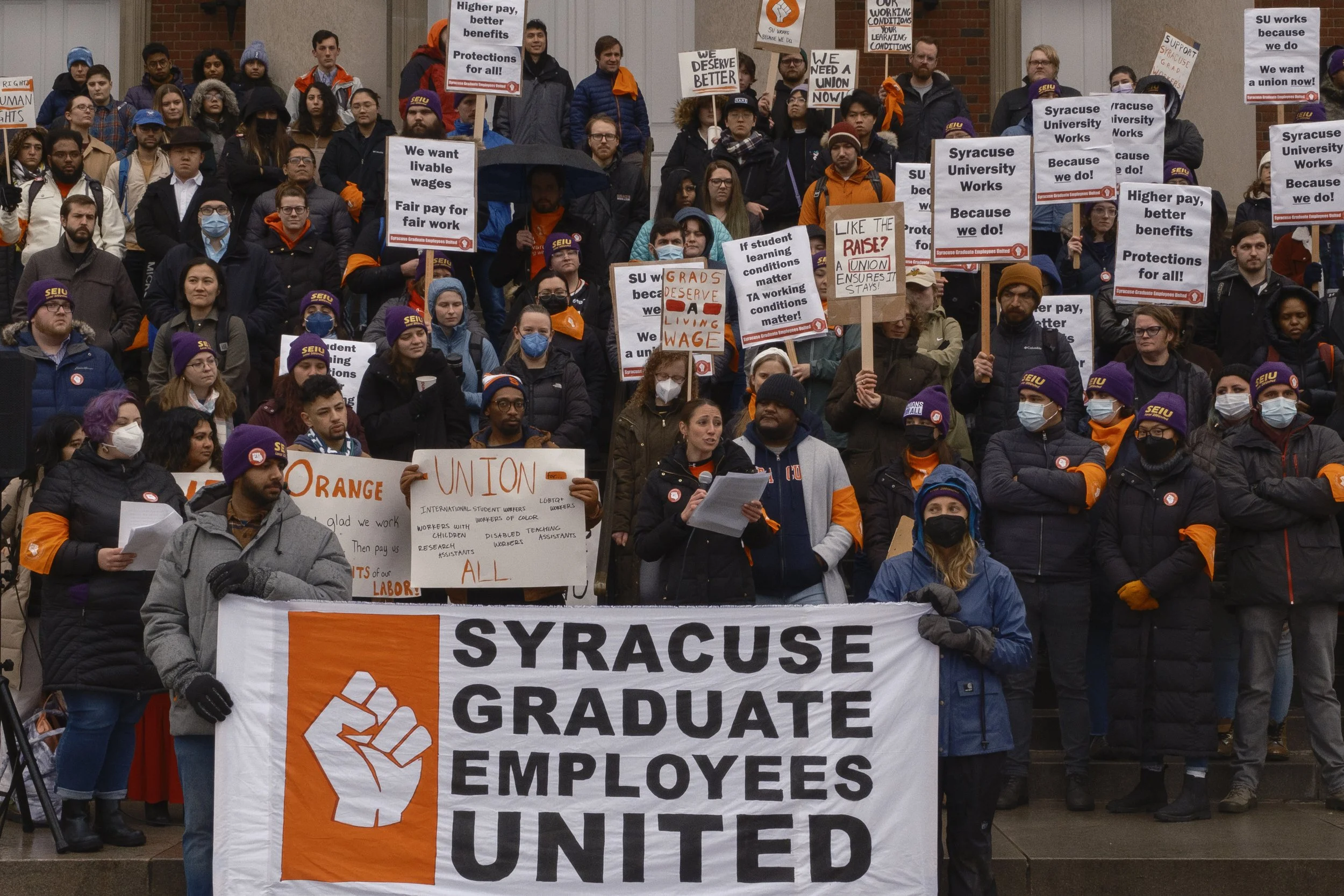 Who We Are — Syracuse Graduate Employees United