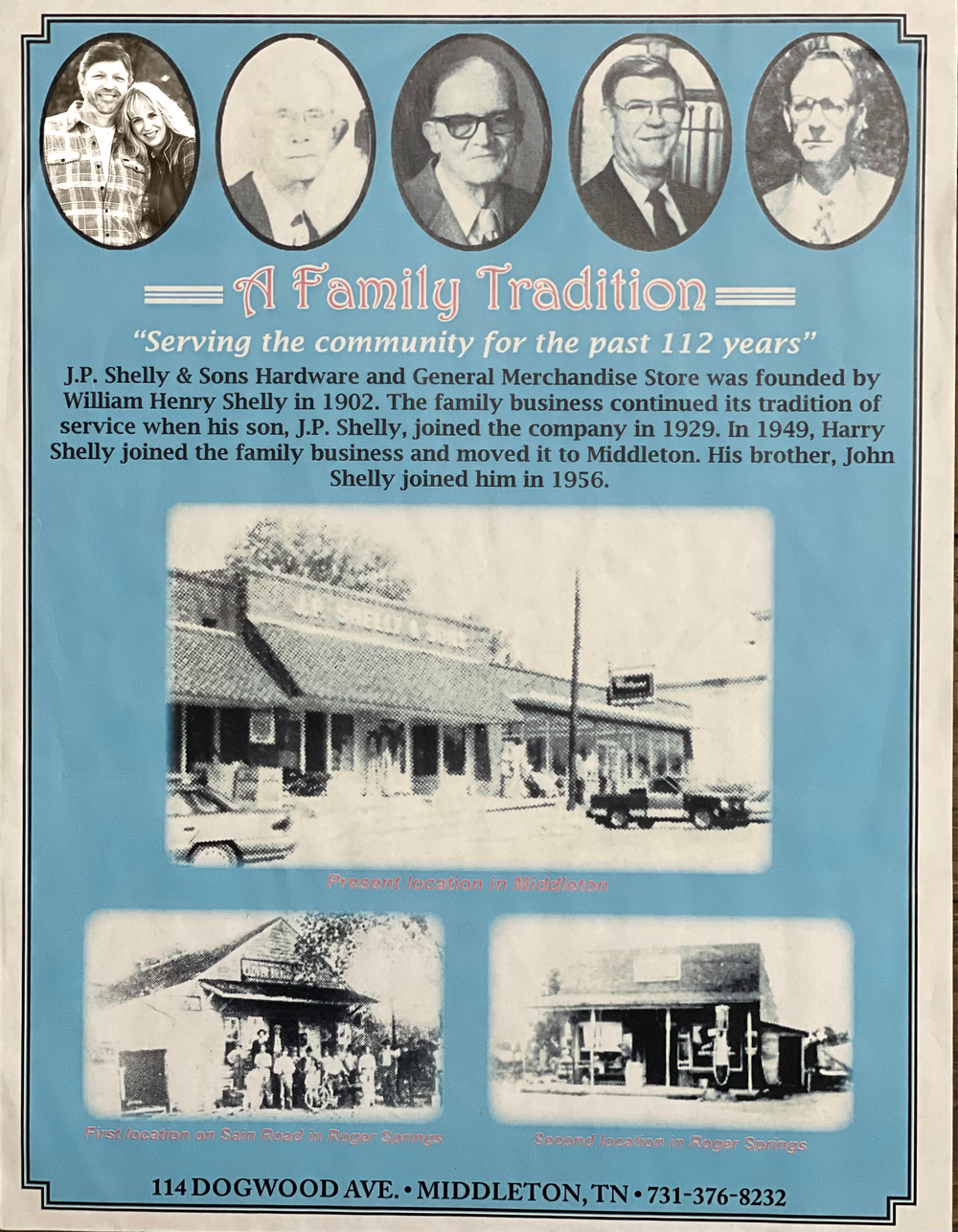 HISTORY — JP Shelly & Sons