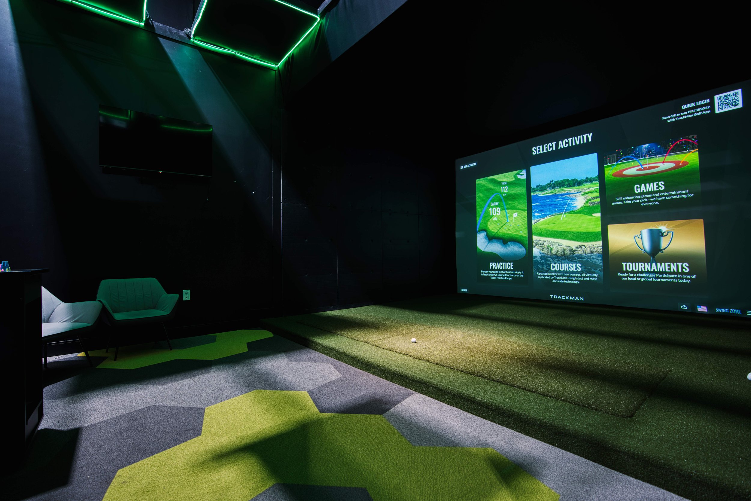 Premier Indoor Golf Private Rooms | Swing Zone