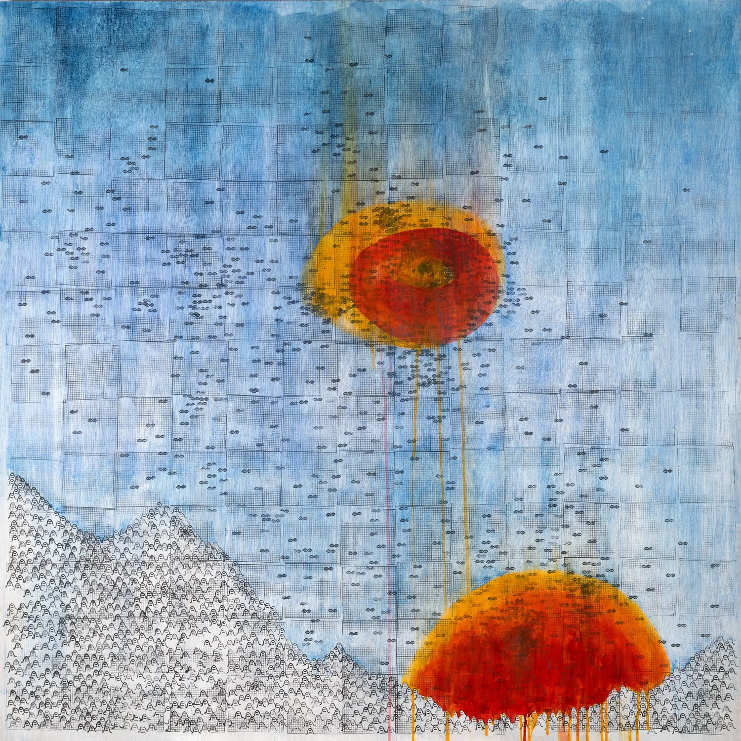 ‘The Crow Flies’: Works by Stanley Donwood And Thom Yorke — Monster ...