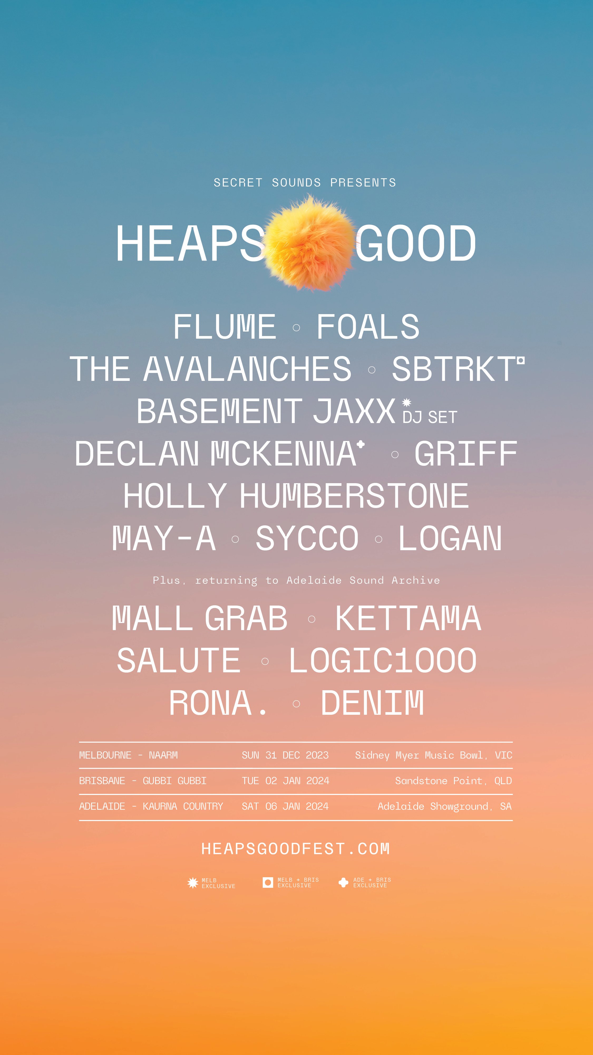 Heaps Good Festival Drop A Perfect Summer Music Lineup — Monster Children