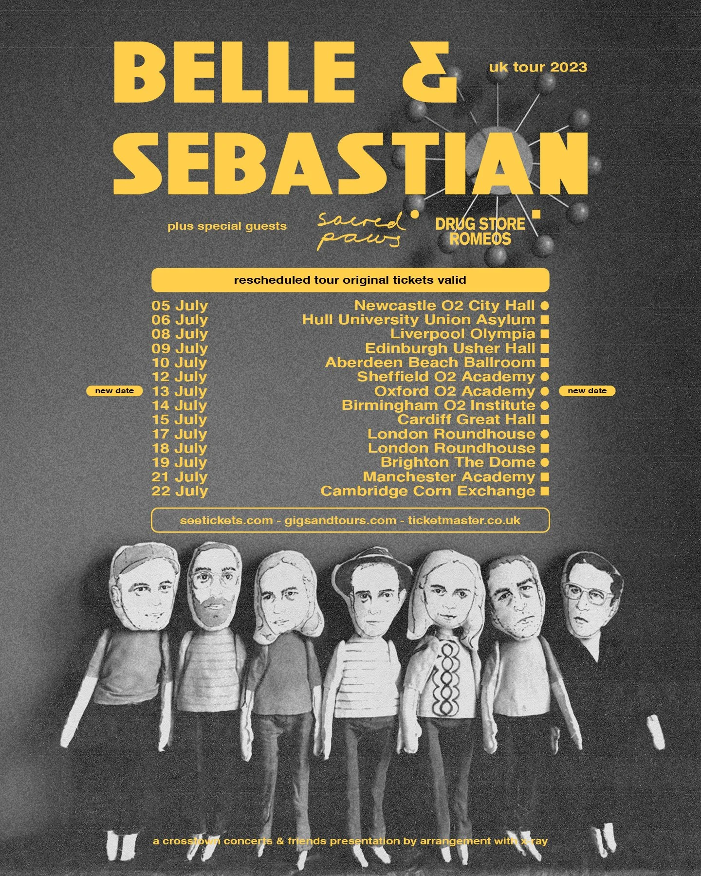UK Tour July 2023 Belle Sebastian UK Tour July 2023 Belle Sebastian