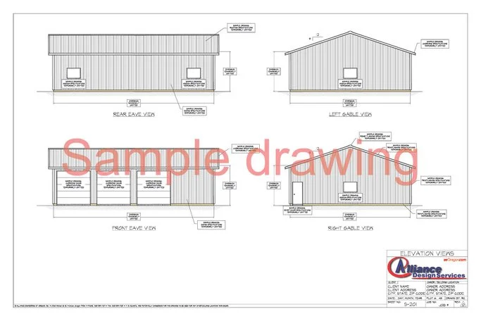Ready Build Plans — Alliance Engineering of Oregon