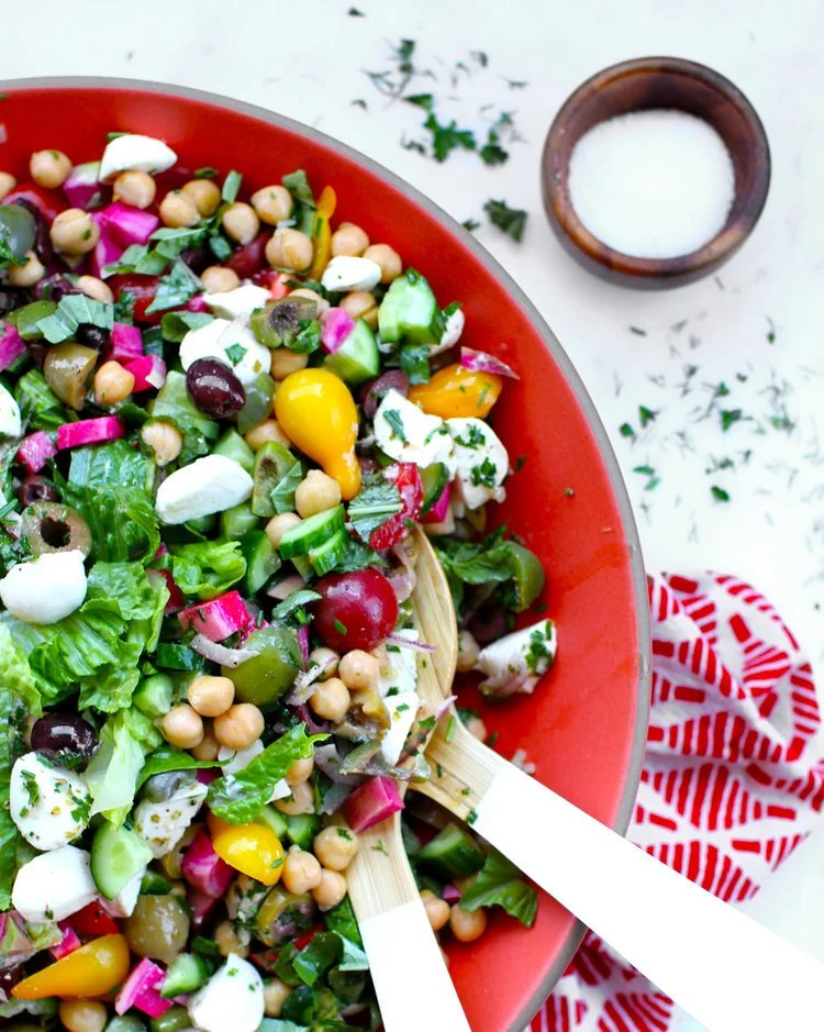Herby Chopped Salad a.k.a The Perfect Instagram Salad — Nosh with Tash