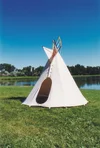 The Crow Authentic Tipi | Canvas Outdoor Tipi Tent — Reliable Tent and Tipi