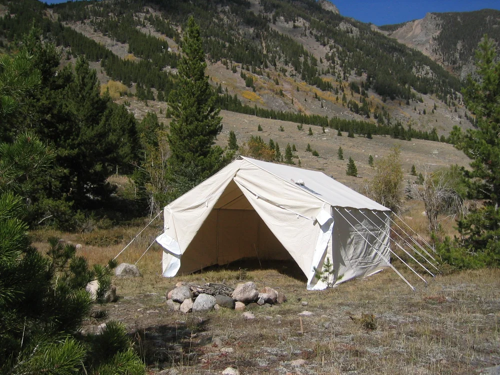 The Mountain Man Wall Tent | Reenactment Canvas Tent — Reliable Tent ...
