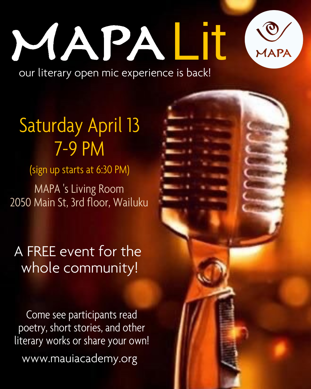 Community Engagement — MAUI Academy Of Performing Arts