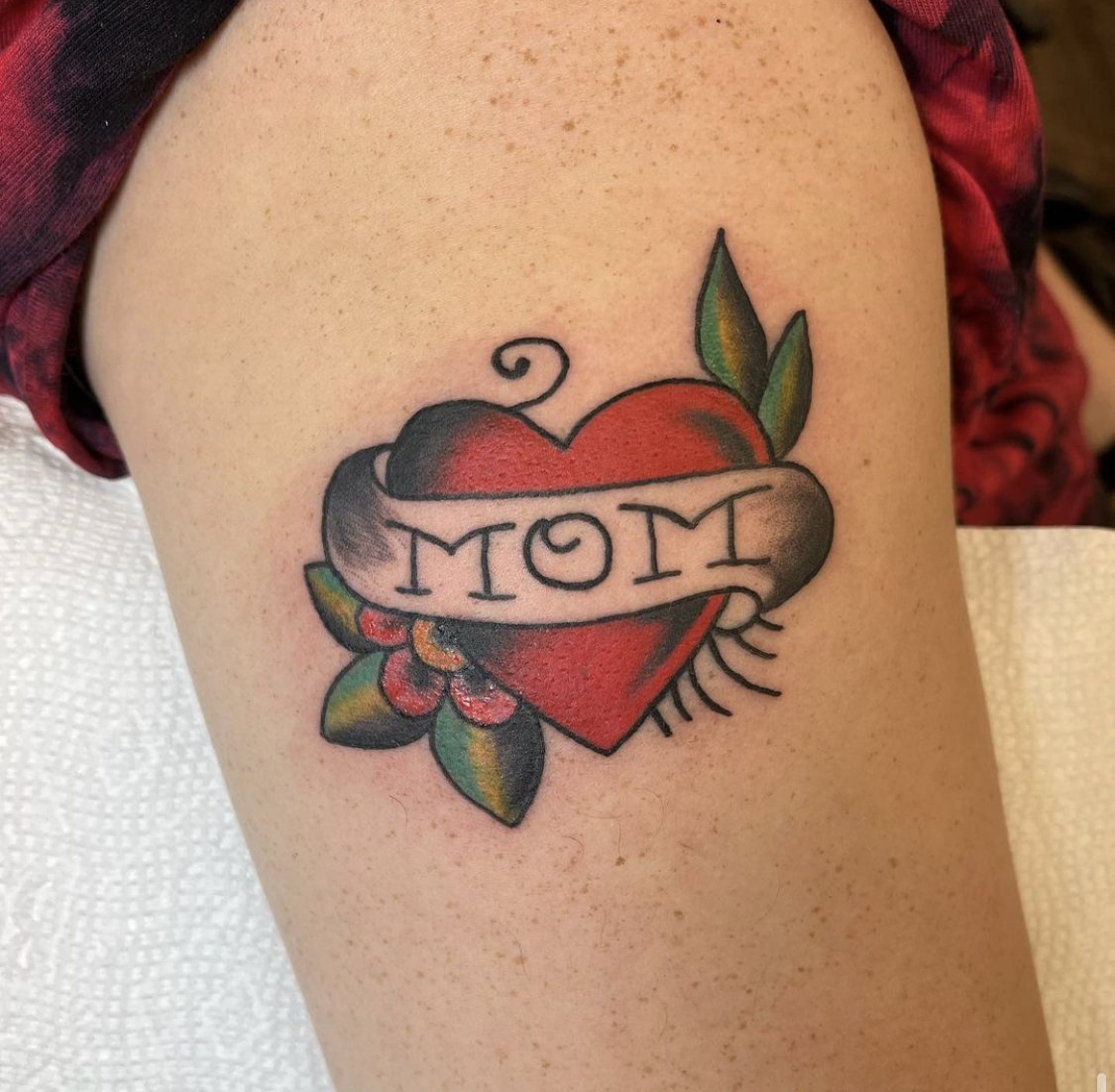 American Traditional Mom Tattoos