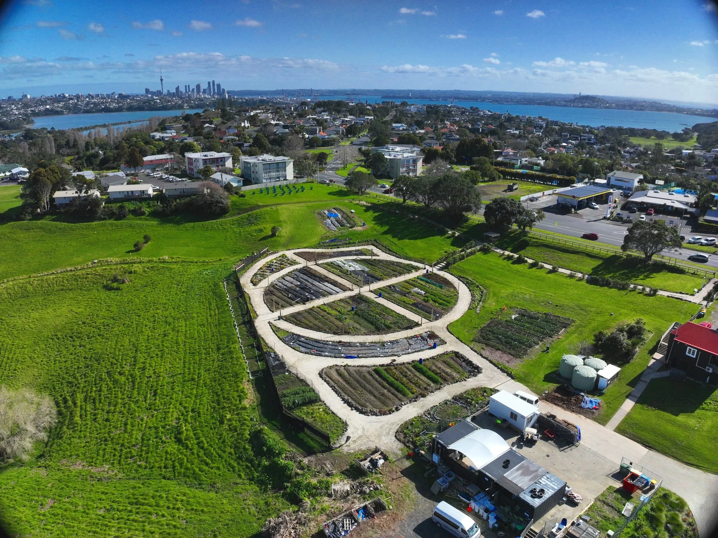 Pourewa Māra Kai comprises a māra kai, (food garden), a nursery for ...