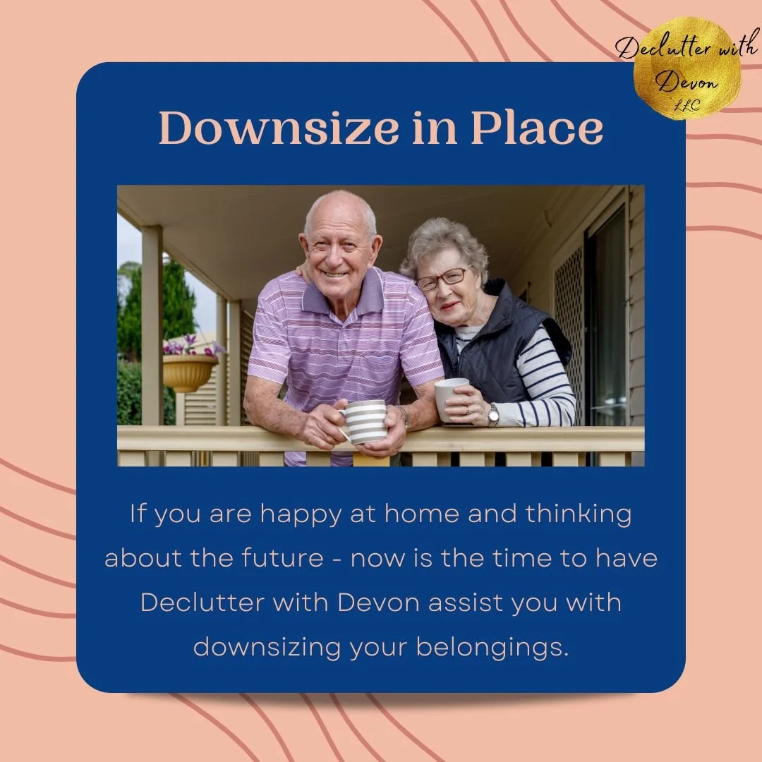 Menu of Services - Professional home organizer services