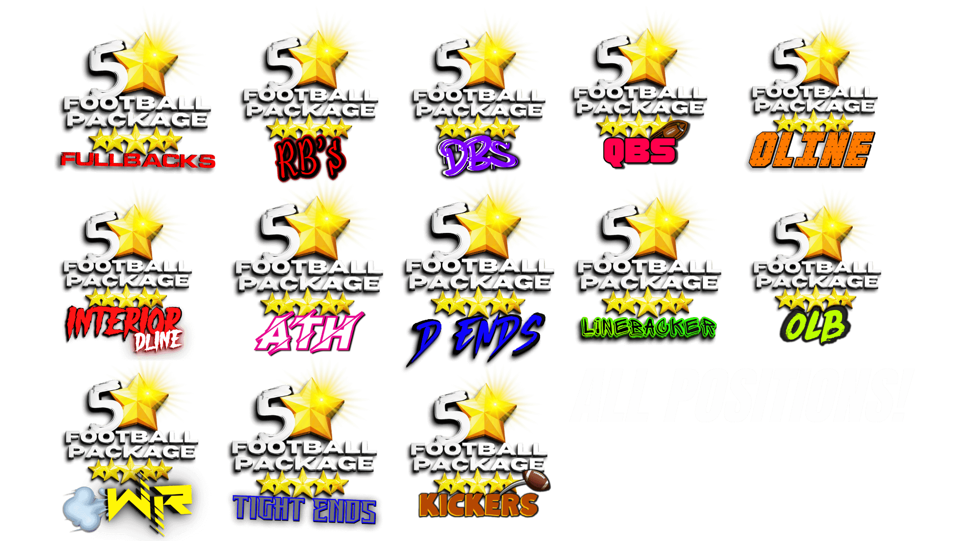 Why was the 5 Star Football Package Created? — 5 Star Football Package