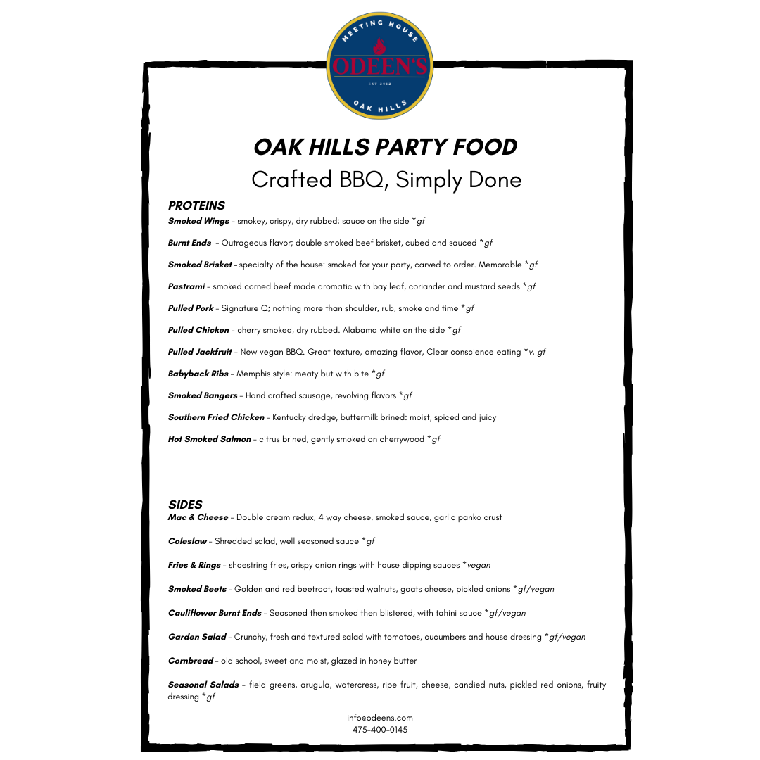 General 1 — ODEEN'S RESTAURANTS