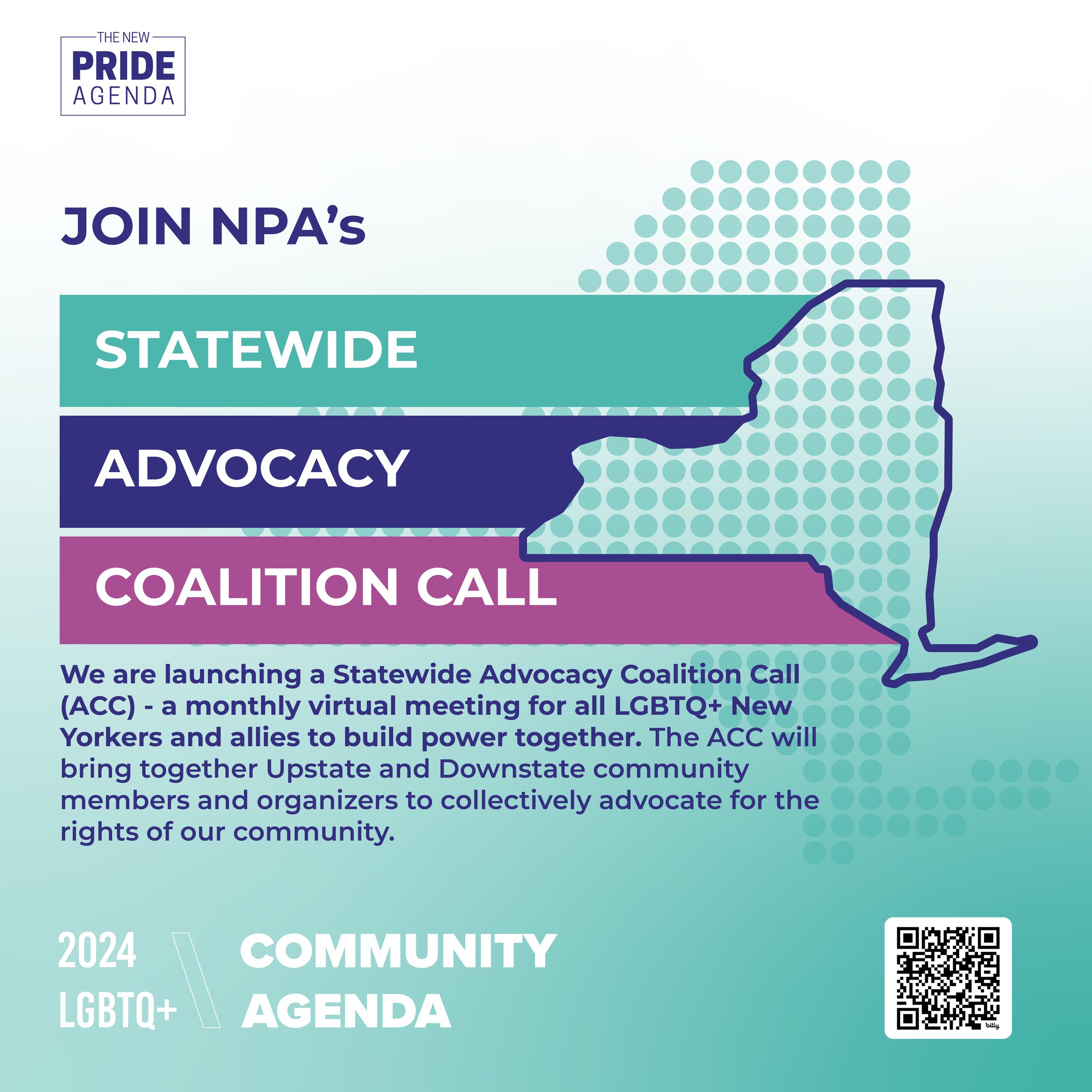 GET INVOLVED — NEW Pride Agenda