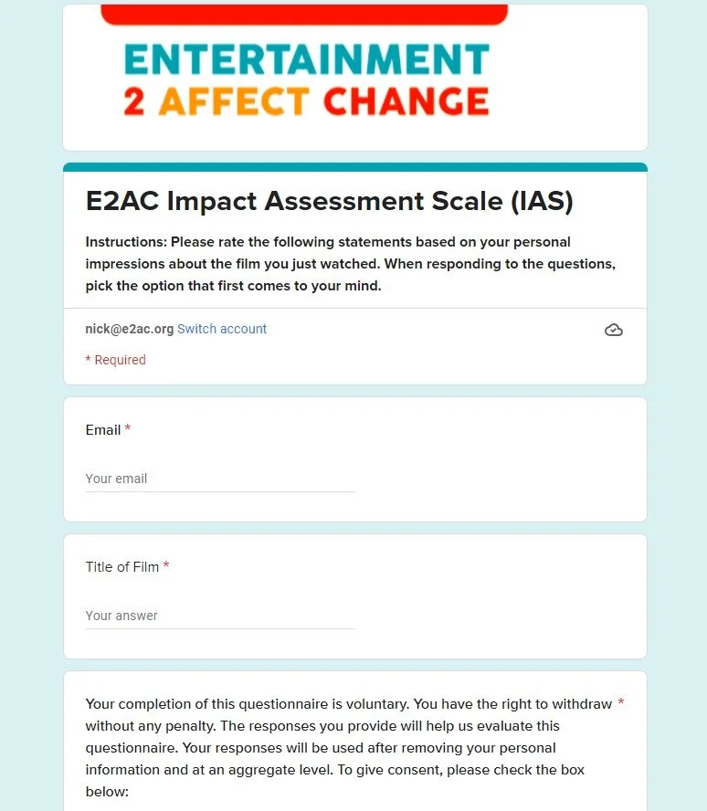 Impact Assessment Scale — E2AC