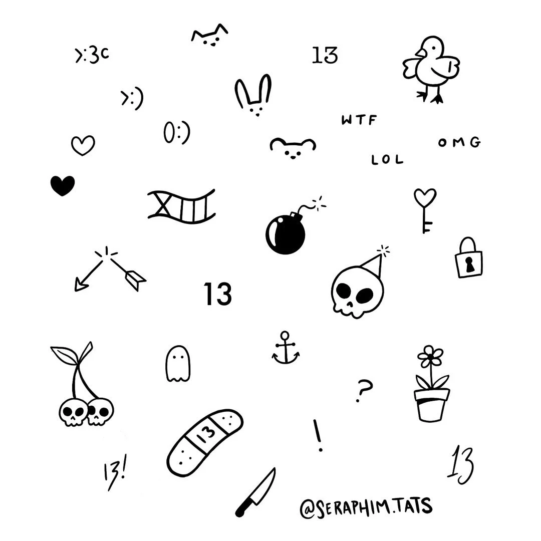 Friday the 13th Flash Tattoo — UPLIFT TATTOO & PIERCING