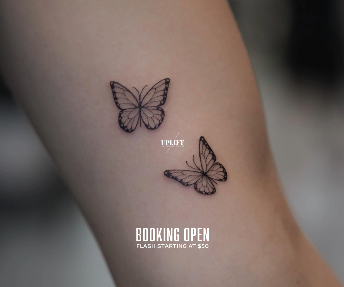 Butterfly Flash Tattoos and Designs — UPLIFT Tattoo