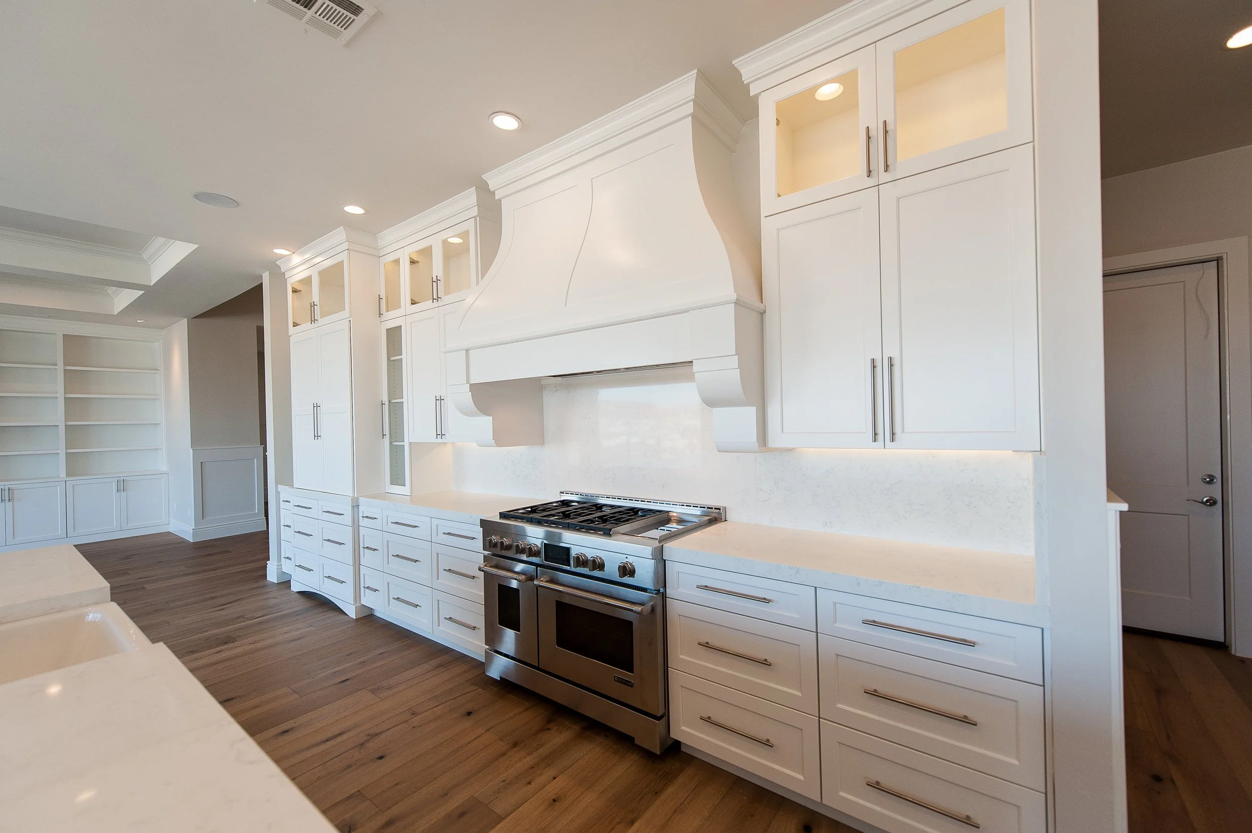 Kitchen — Custom Finish Cabinets